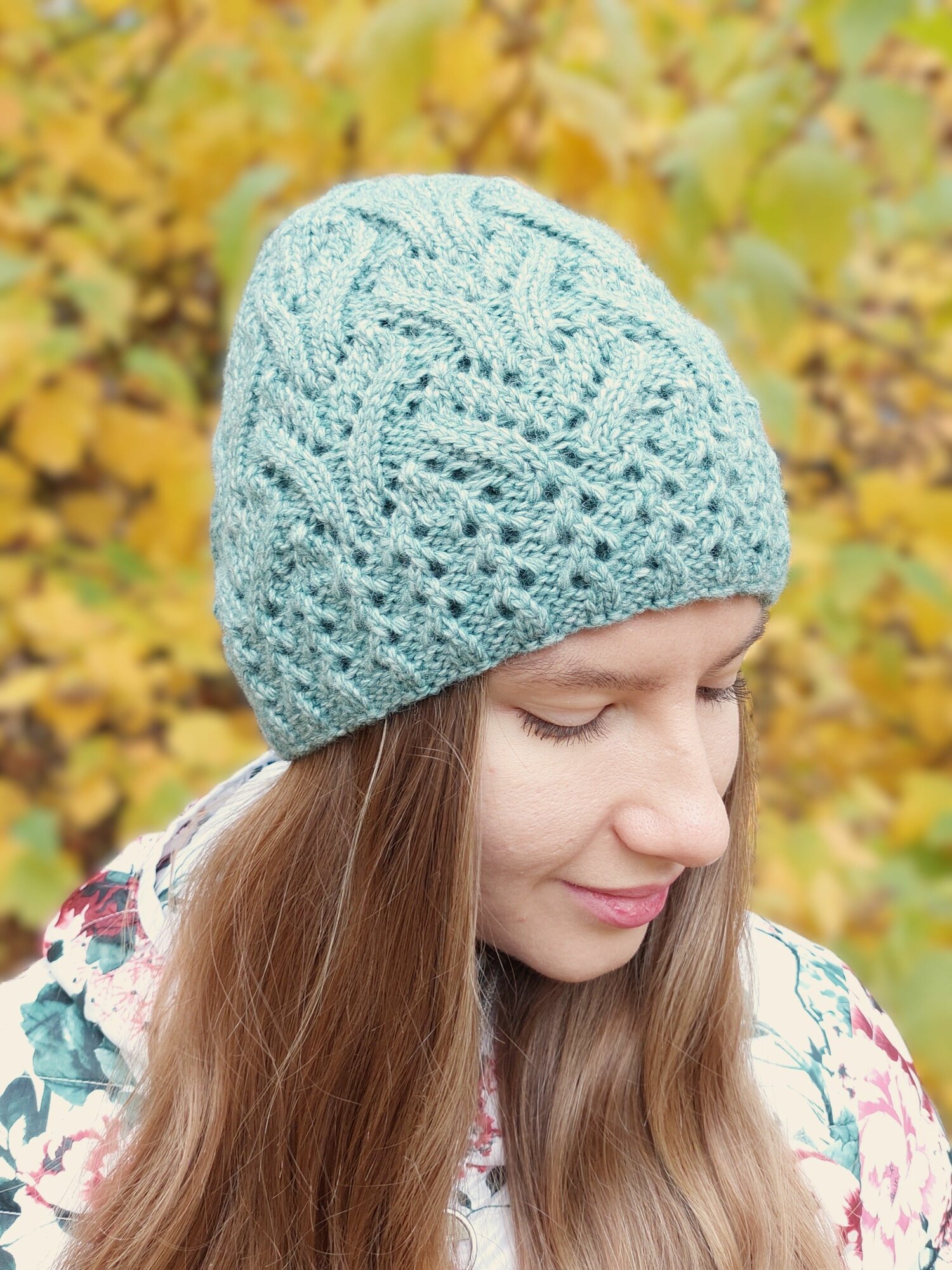 Шапка МариОль, ажур для женщин