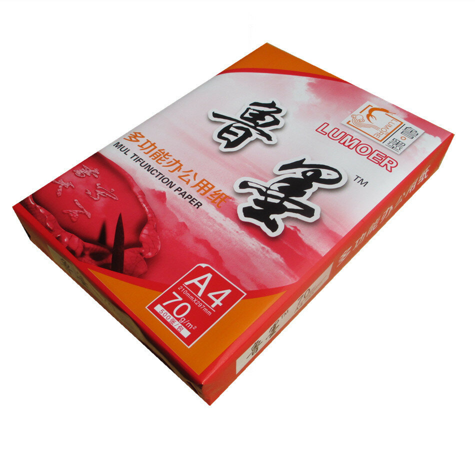 Бумага для офисной печати source Lumo Copy Paper, 7080г, 500 стр, А4, красная