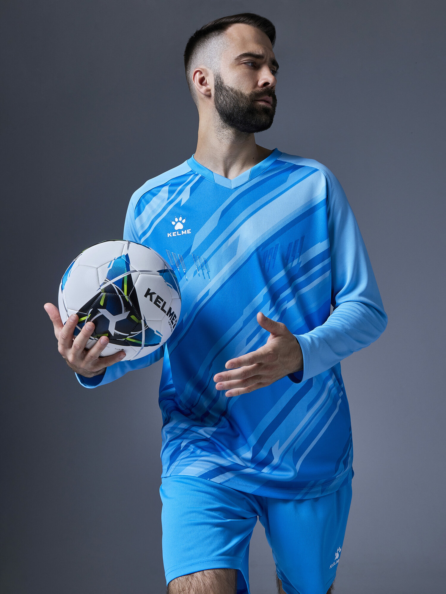 Комплект одежды Kelme футбольная форма Long Sleeve Goalkeeper Suit вратарская форма футбольная
