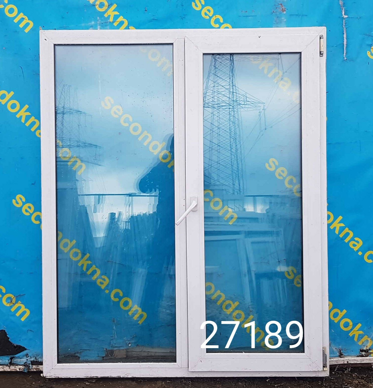 Пластиковое окно Б/У 1530(в)х1320(ш)