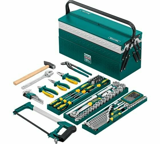 Универсальный набор инструмента KRAFTOOL Grand-131, 131 предмет 27978-H131