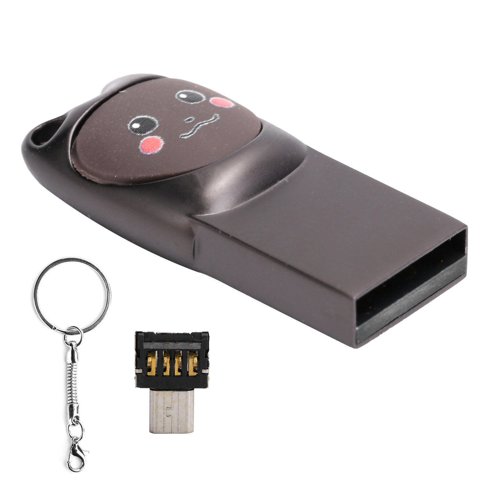 Флешка USB2.0 для телефона с адаптером Micro USB, 32 ГБ