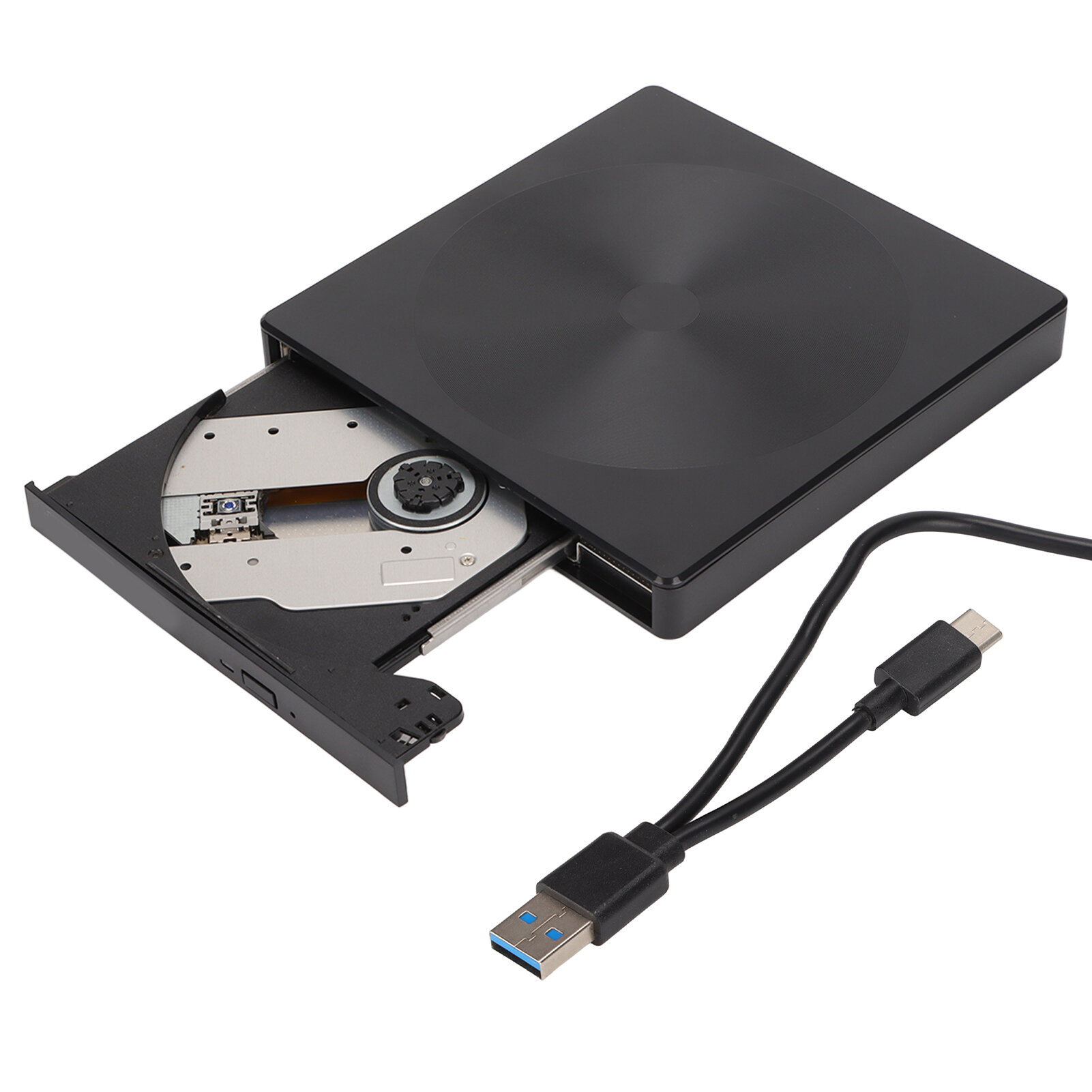 Внешний оптический привод dual interface с интерфейсами usb 3 . 0 и type c, скорость передачи 5 гбит для ноутбука домашнего офиса