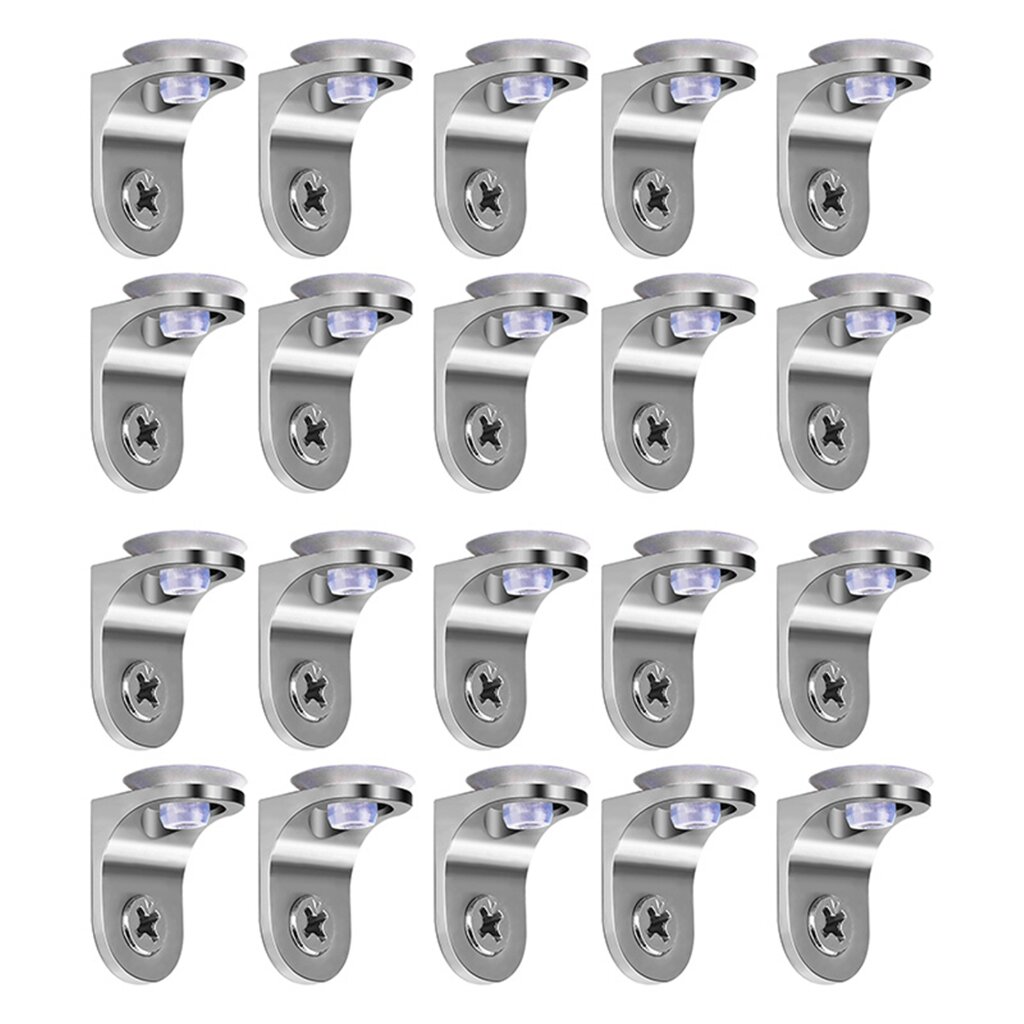 20x Прочные Кронштейны Для Полок Шкафа Металлическая Подставка Для Полки Шкафа Аксессуары Для Хранения Шкафа