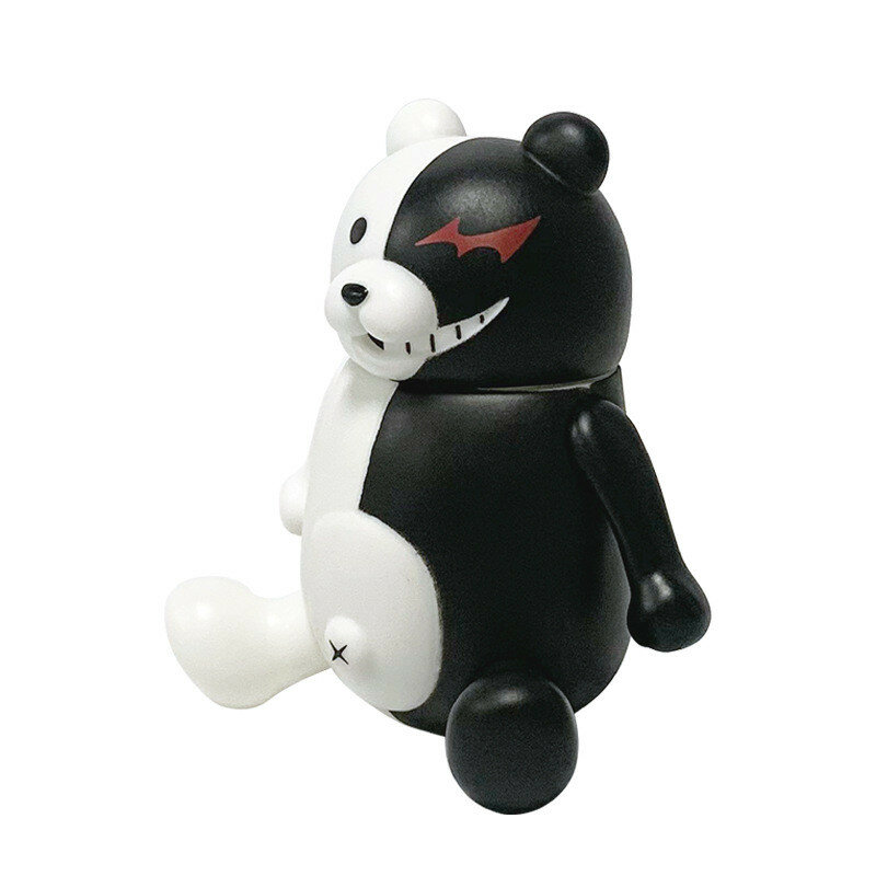 Danganronpa trigger happy havoc монокума и моними пвц модель украшение для коллекционеров и фанатов черный