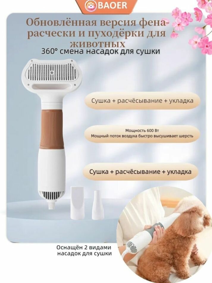 Фен для сушки шерсти животных