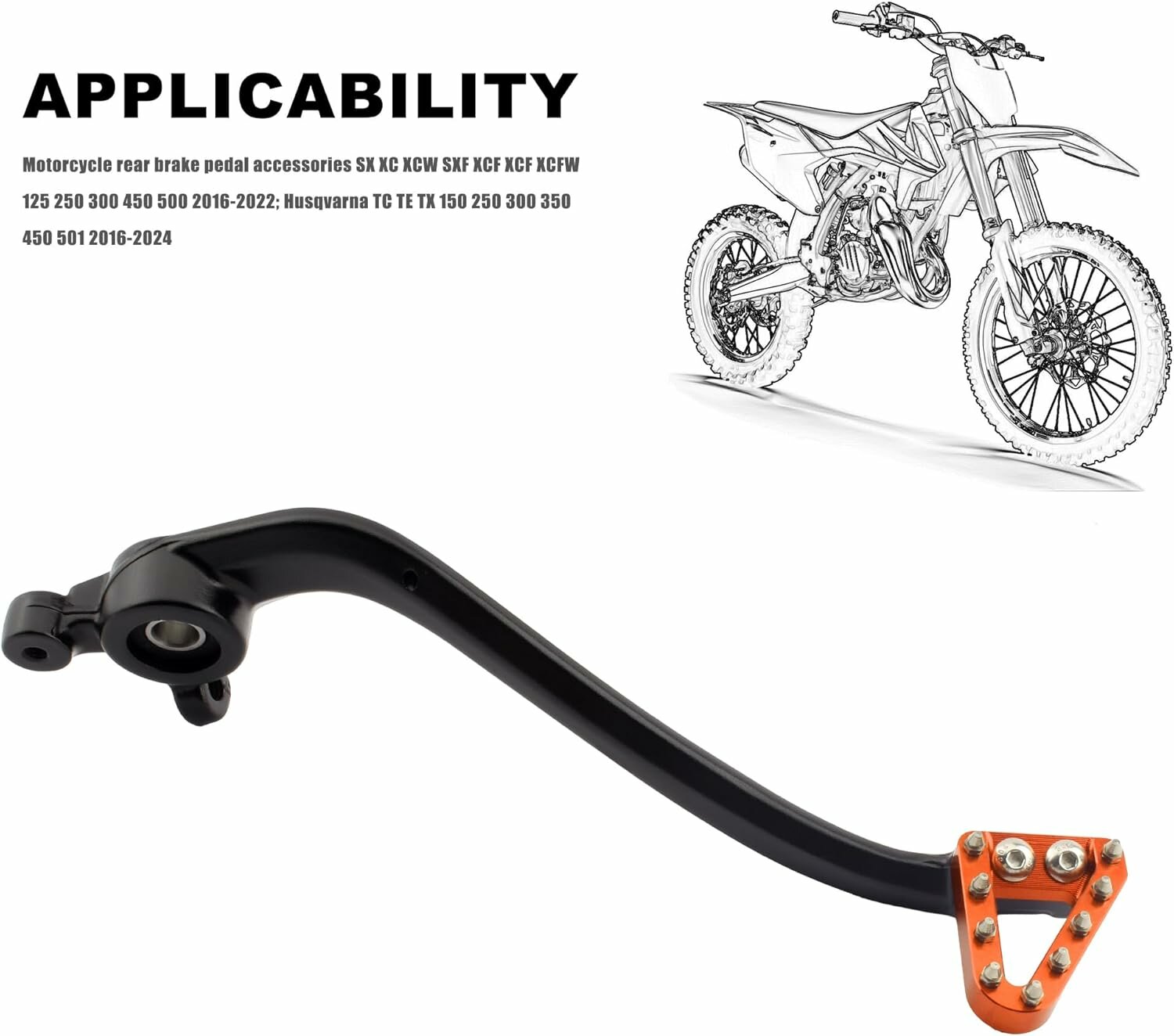 Лапка заднего тормоза KTM HUSQVARNA TC TX TE FC FE FX FS 125-501 16-24
