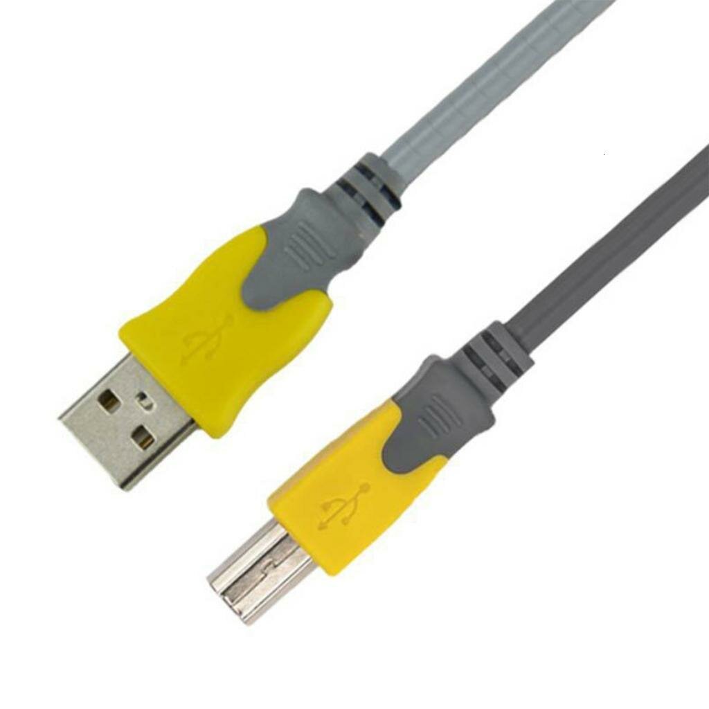 USB 2.0 Принтер -шнурный кабельный проволока обеспечивает стабильное соединение широкое совместимость уменьшает помехи сигнала легко в использовании, 1.5m