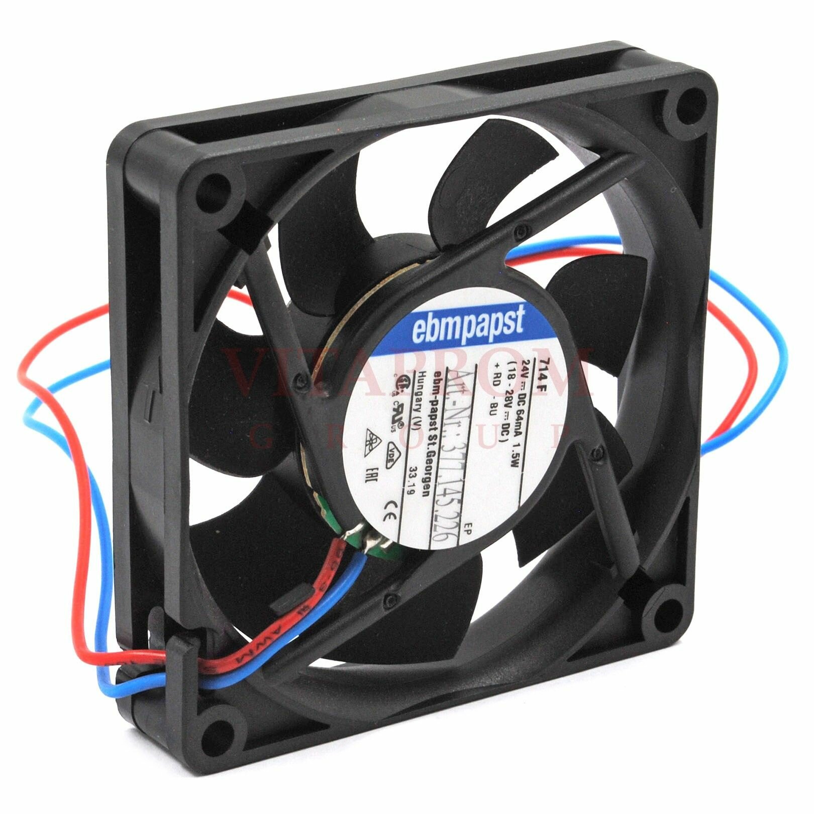 Вентилятор ebmpapst 714 F, 9292504007