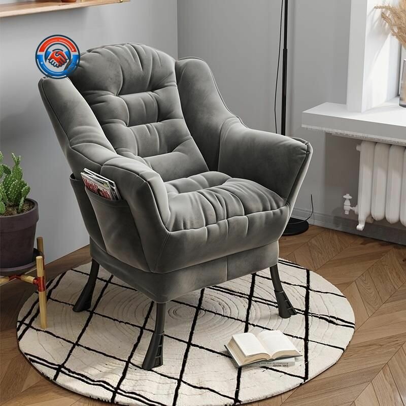 Кресло диван одноместное для гостиной и офиса, уютное кресло кровать для отдыха и чтения, компактное мягкое кресло кровать для маленькой квартиры