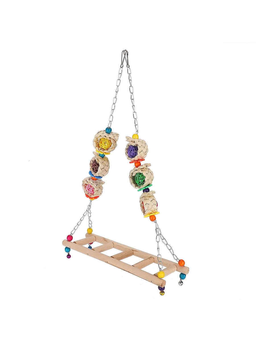 Деревянные подвесные качели для домашних животных, курица,