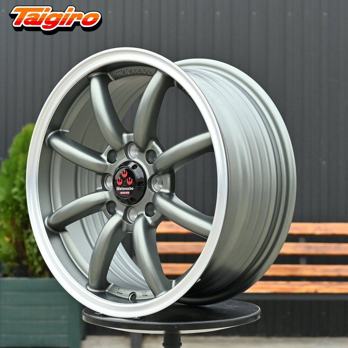 Комплект литых дисков R15 Watanabe Стиль 6.5J ET38 4*100/114.3 Графит (RV56)