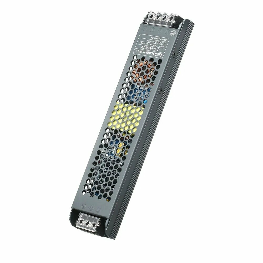 Блок питания 24V 16.7A 400W для светодиодной ленты AC190V-240V DC импульсный преобразователь