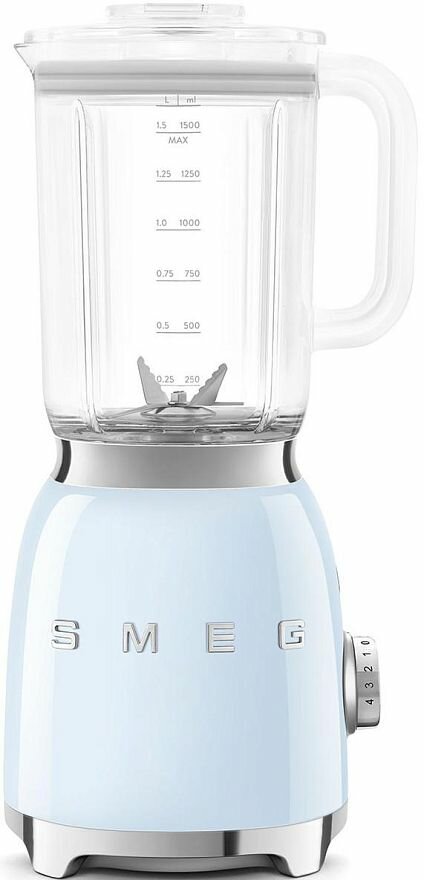 Блендер настольный Smeg BLF03PBEU, голубой
