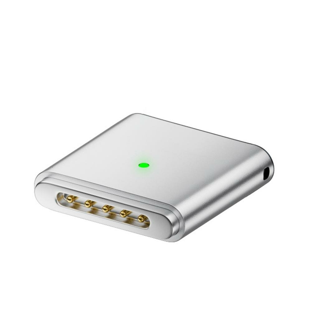 Магнитный USB-C адаптер для ноутбука, Серебро