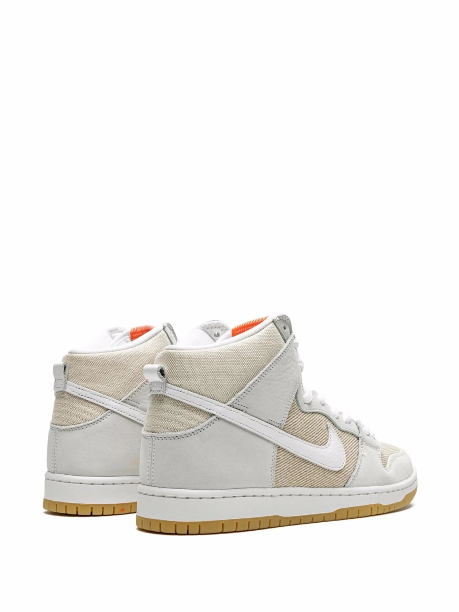 Кроссовки NIKE SB Dunk High Pro ISO, размер 9.5 US, серебристый — фото 1