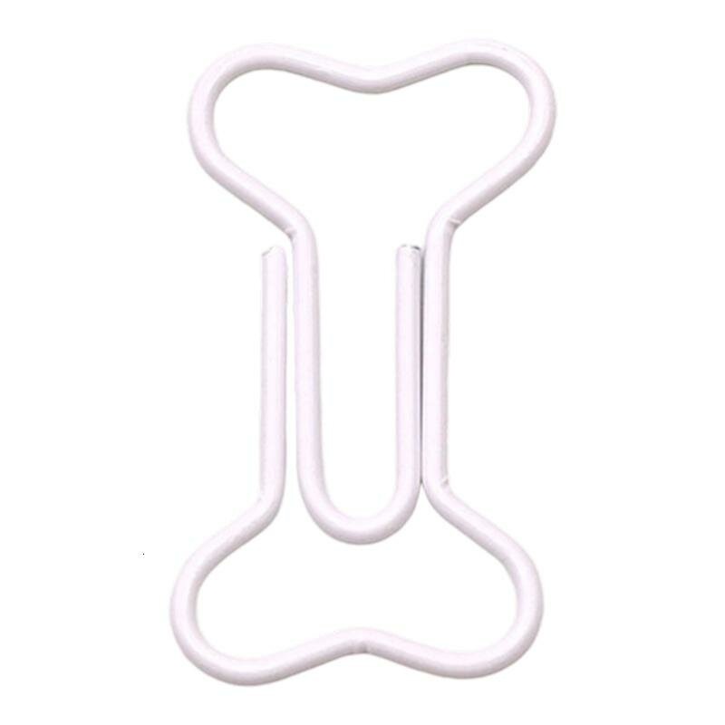 Косточки-клипсы металлические 100 шт, Белый