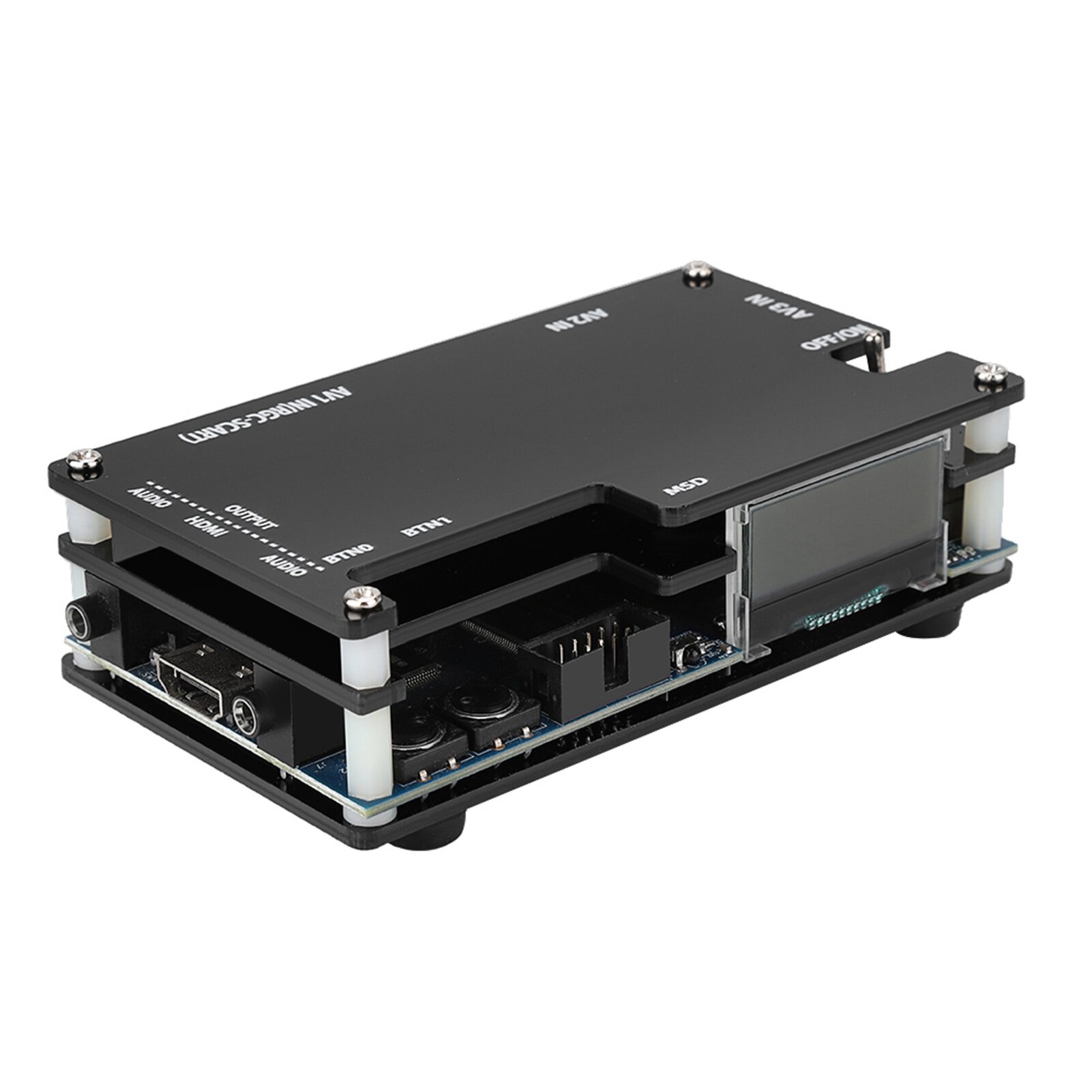 Конвертер HD-видео HDMI в Scart Поддержка старых игровых консолей для Sfc Md Ps Ss Xbox Wii