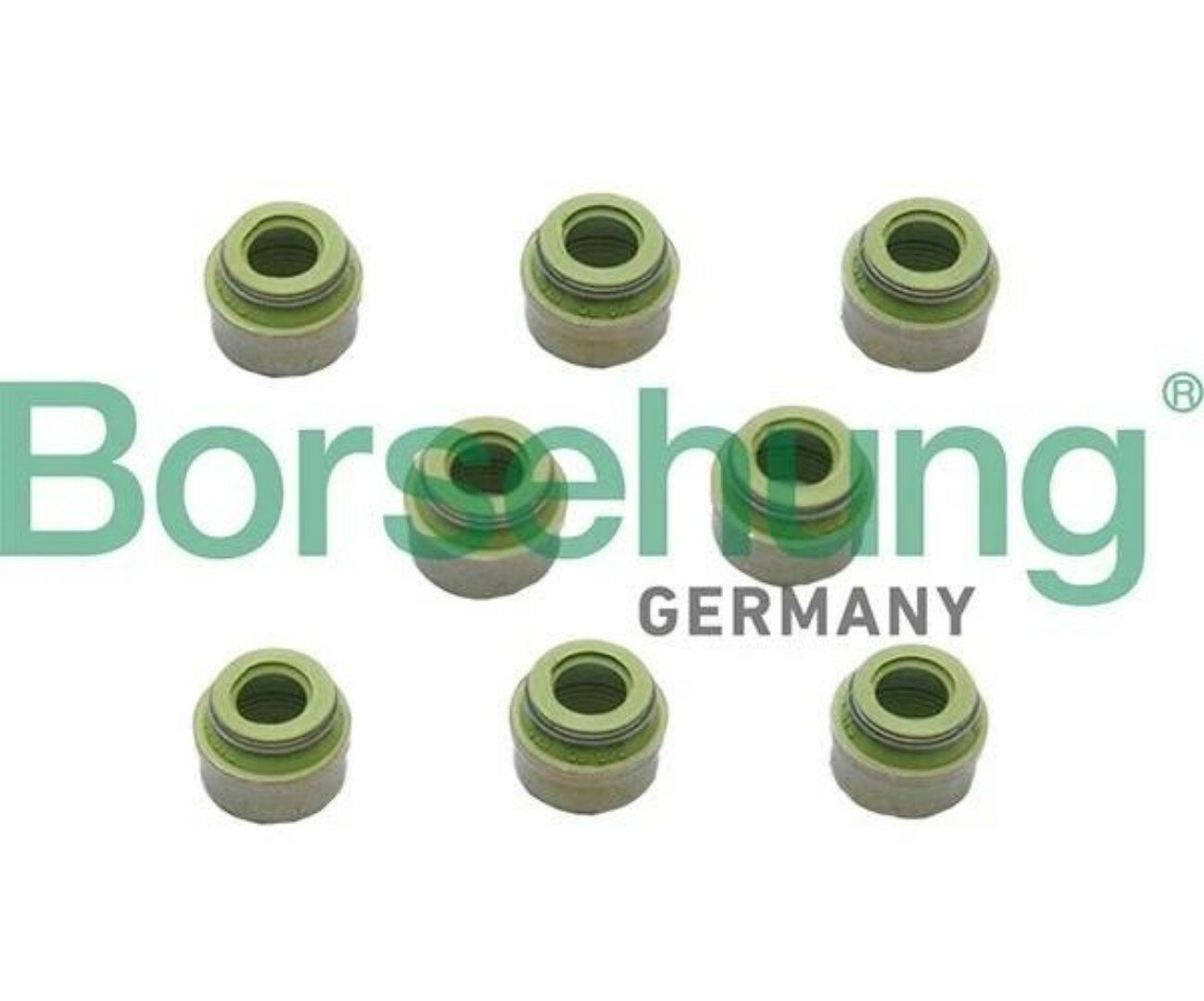Колпачки маслосъемные Borsehung B17836 комплект 8 шт, Audi, VW, Seat, Skoda 1.4, 1.6, 1.8, 1.9 TD D, 2.0