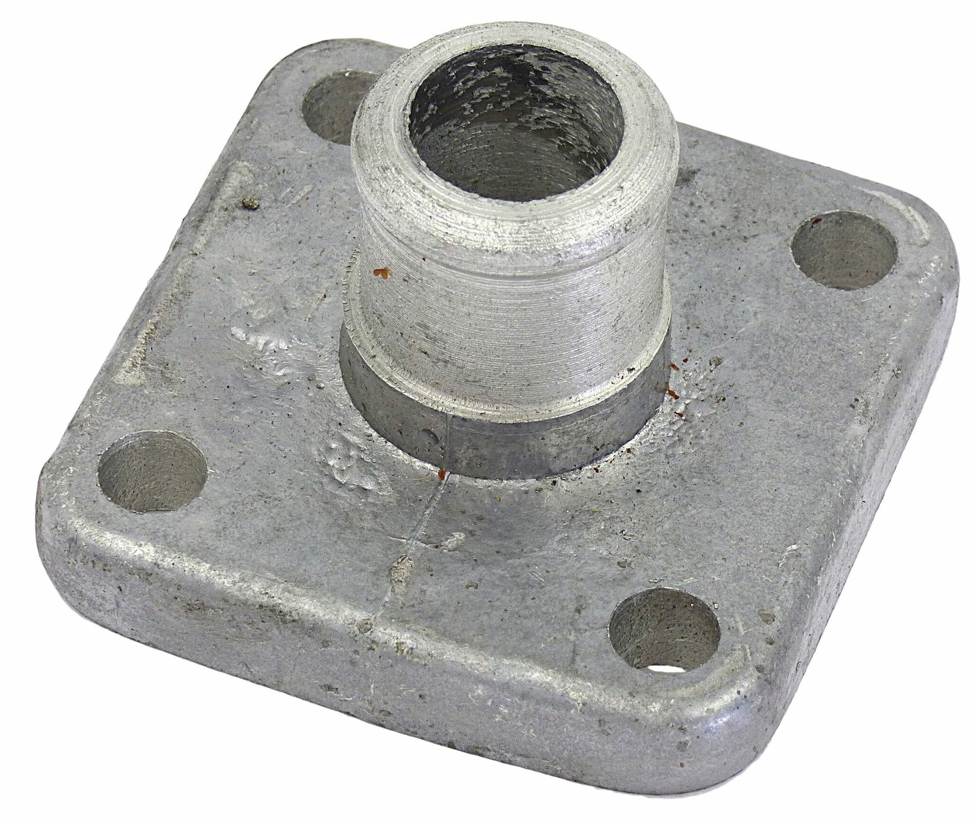 Фланец для НШ-32, прямой, впускной, Ф-25 мм, запчасть для спецтехники