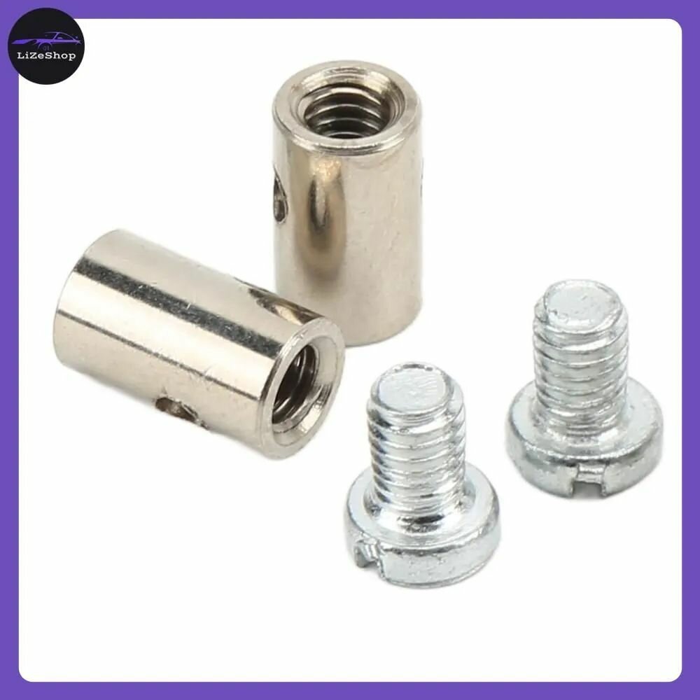 Наконечник тормозного троса 6мм без пайки универсальный металлический для автомобиля мотоцикла велосипеда