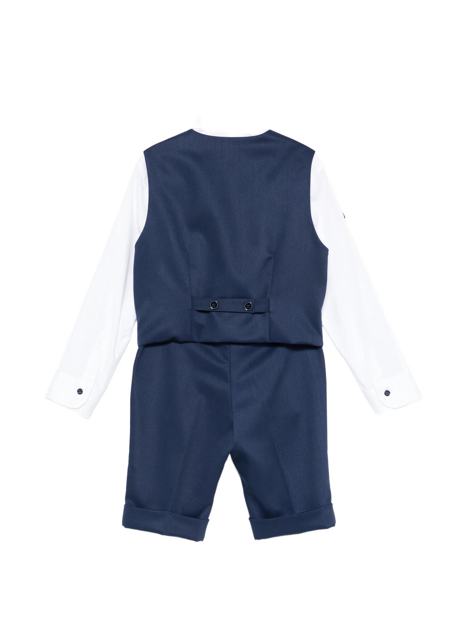 Комбинезон ColoriChiari Bow buttoned suit (set of five), размер 2 года, Синий принт — фото 1