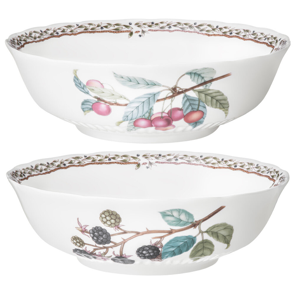 Набор салатников lefard fruit garden 17,5*5,5 см 2 шт. 656 мл KSG-590-656