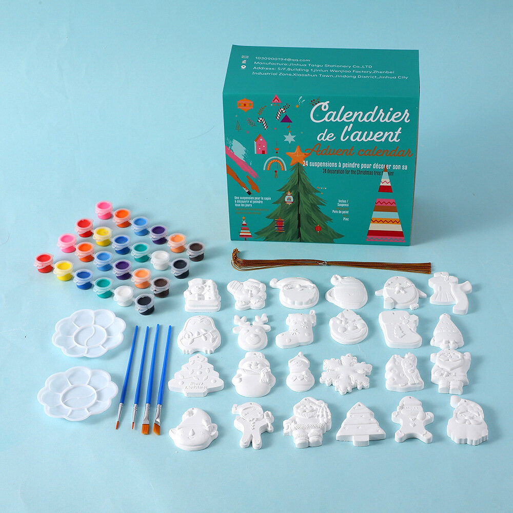 Обучающие гипсовые фигурки-раскраски для детей, белые гипсовые игрушки серии «Океан», набор для рисования животных своими руками.