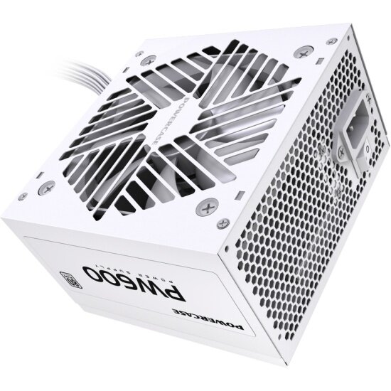 Блок питания Powercase PW600, 600W, 80+ Standart (PSW-600W-DC) белый