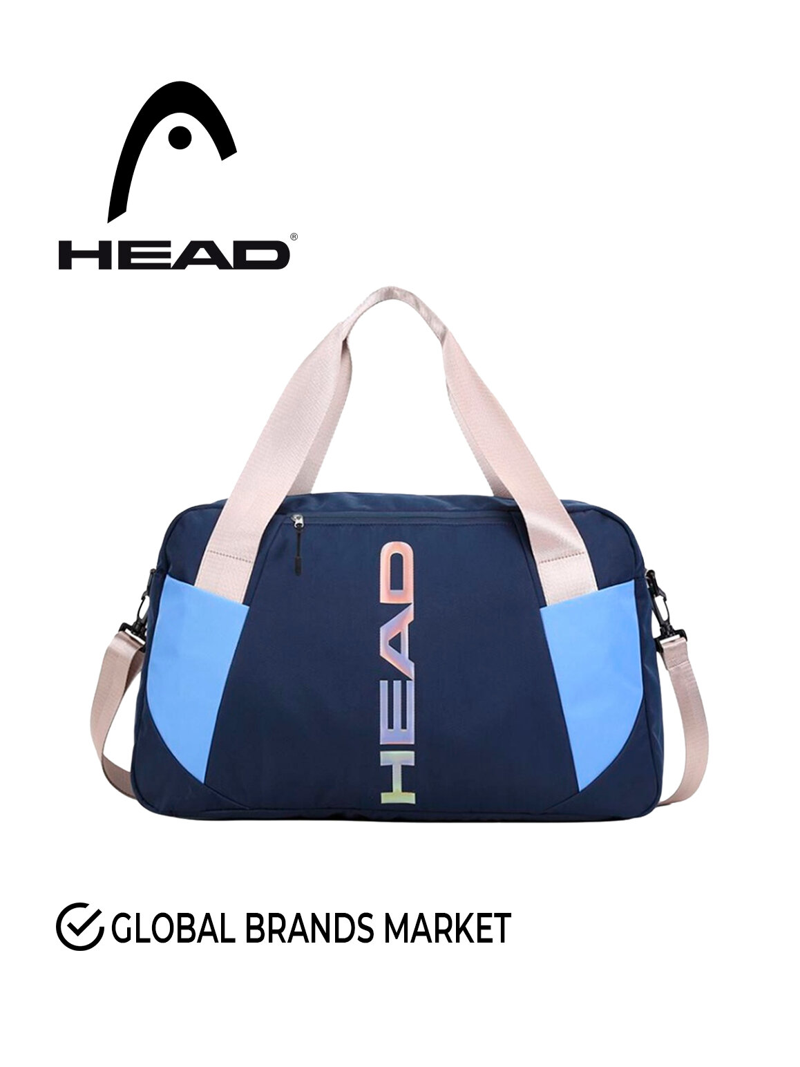 Сумка HEAD теннисная HEAD-HB0089 дорожная сумка для тренировок и путешествий, синий