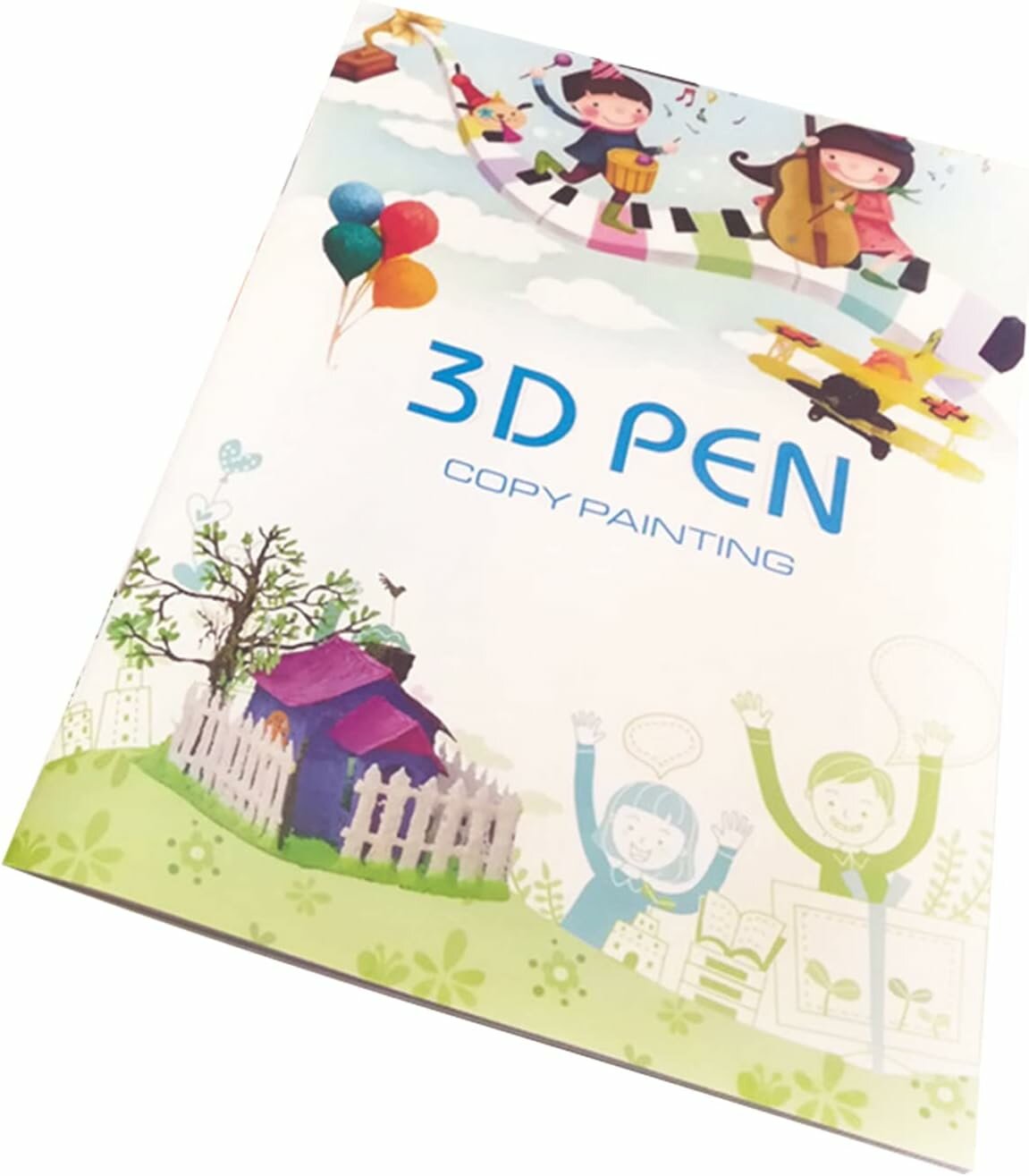 3D-ручка для печати книг, трафареты с 40 узорами и бесплатным прозрачным шаблоном для детского творчества своими руками.