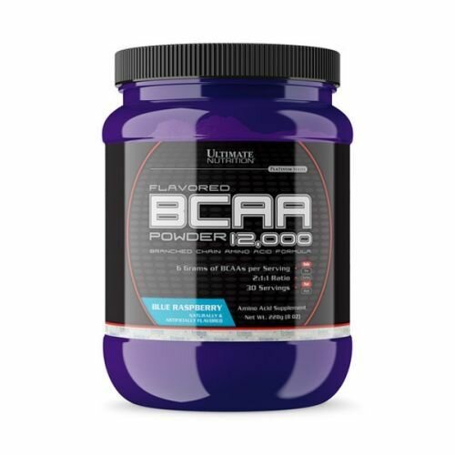 БЦАА 12000 / BCAA 12000 Flavored Powder 228 гр. Ultimate Nutrition, Виноград