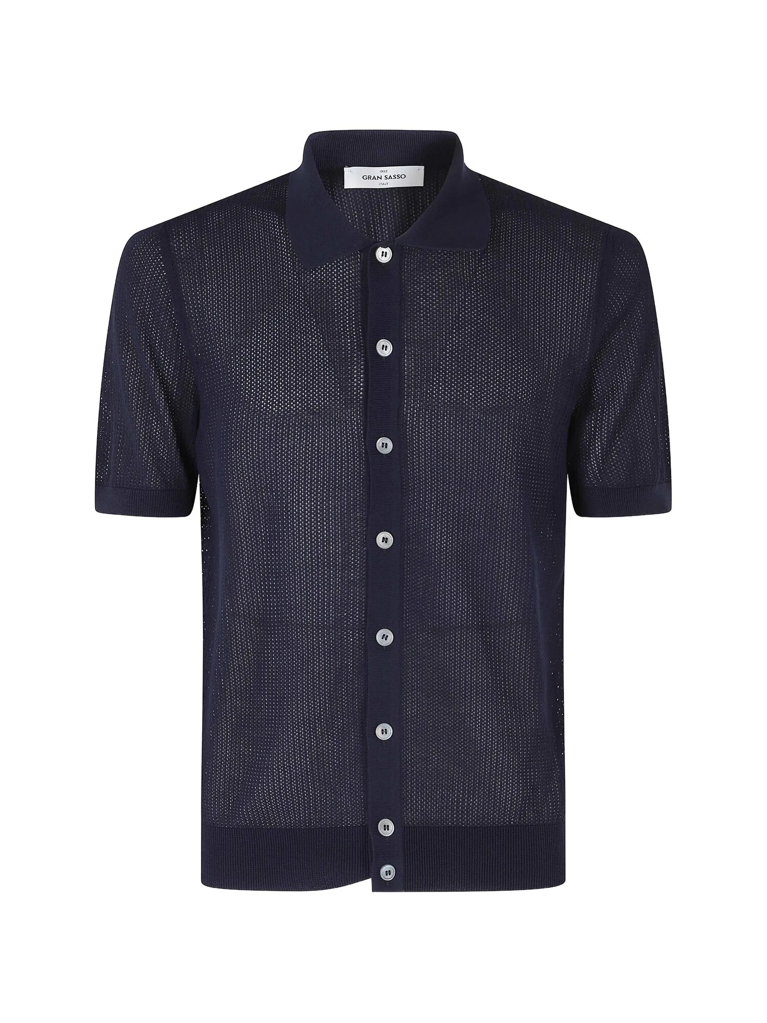 Рубашка Open-knit button-down polo shirt