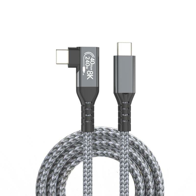 Кабель USB-C с углом 90°, 1.5m