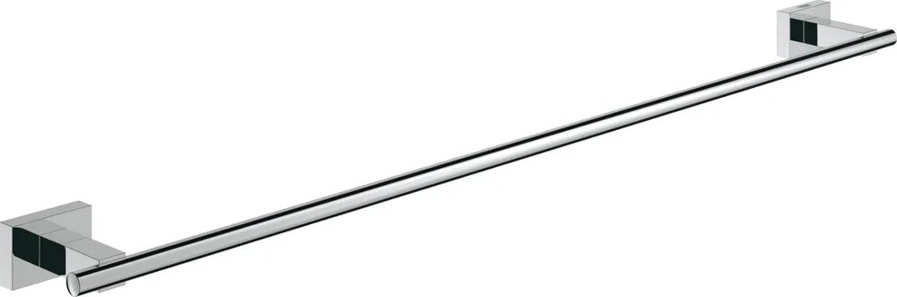 Держатель для полотенец Grohe Essentials Cube 40509001 глянцевый, латунный, держатель для полотенец в ванную, прямоугольный