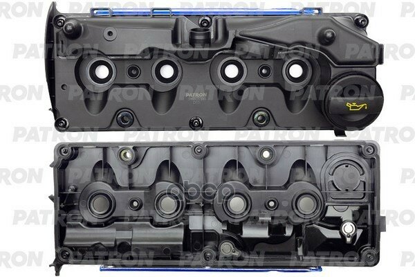 Крышка клапанная с алюмин. пластиной (Mot. 1.6TDI/2.0TDI CFF) VW: Caddy III 04-, Golf VI 09-12, Passat (B7)/CC 08-17, Scirocc.