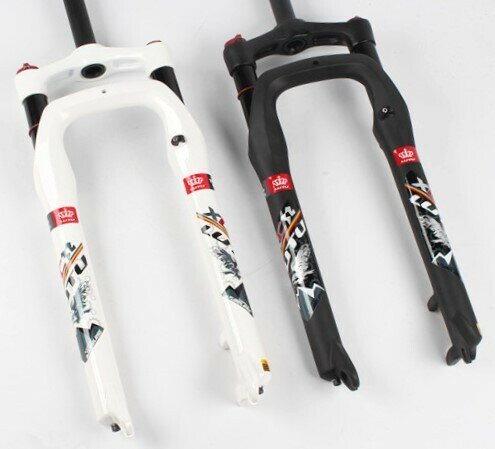 Вилка велосипедная, воздушно-масляная Lutu 26", 120 мм (FATBIKE)