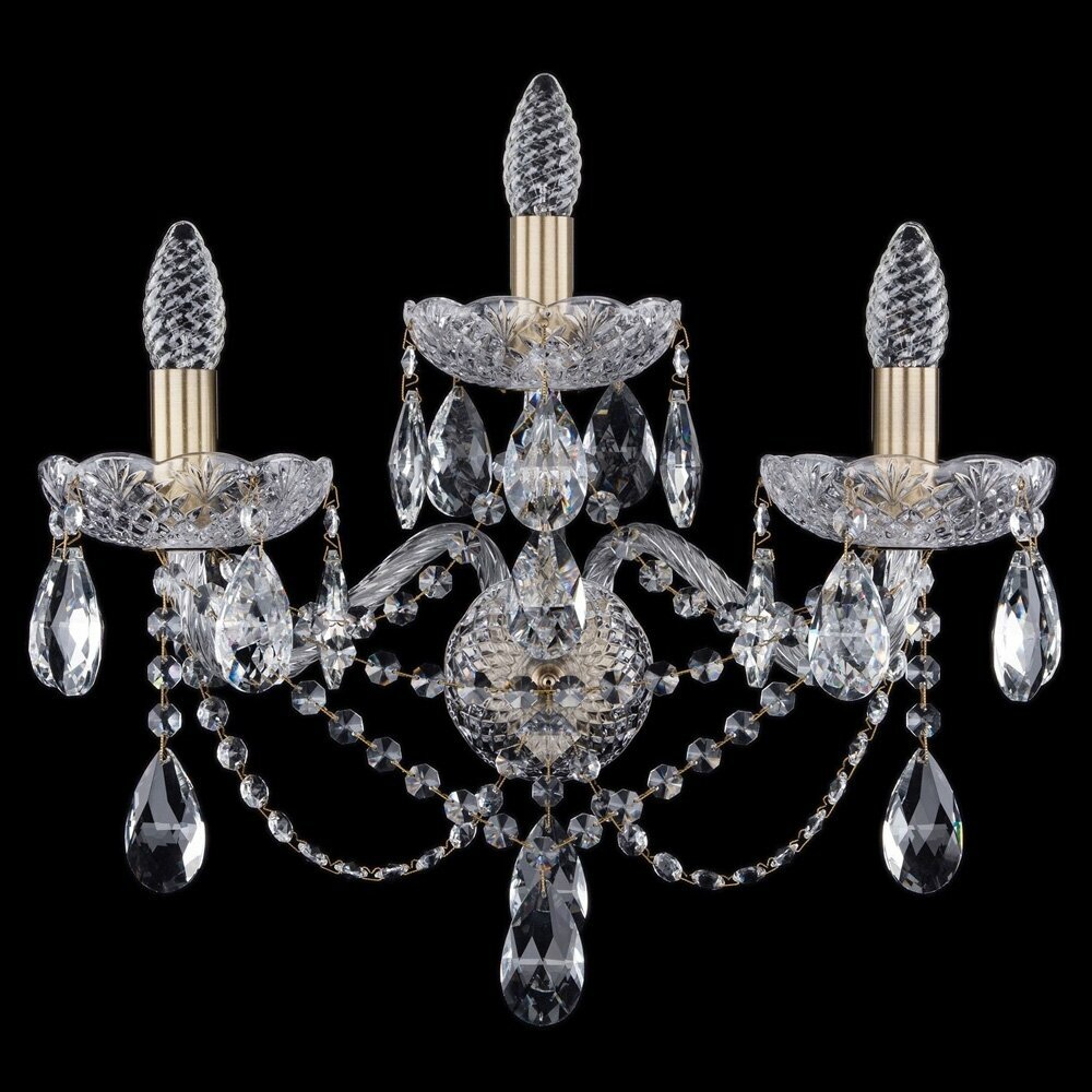 10.21.2+1.200. XL. Br. Sp Бра хрустальное Bohemia Art Classic