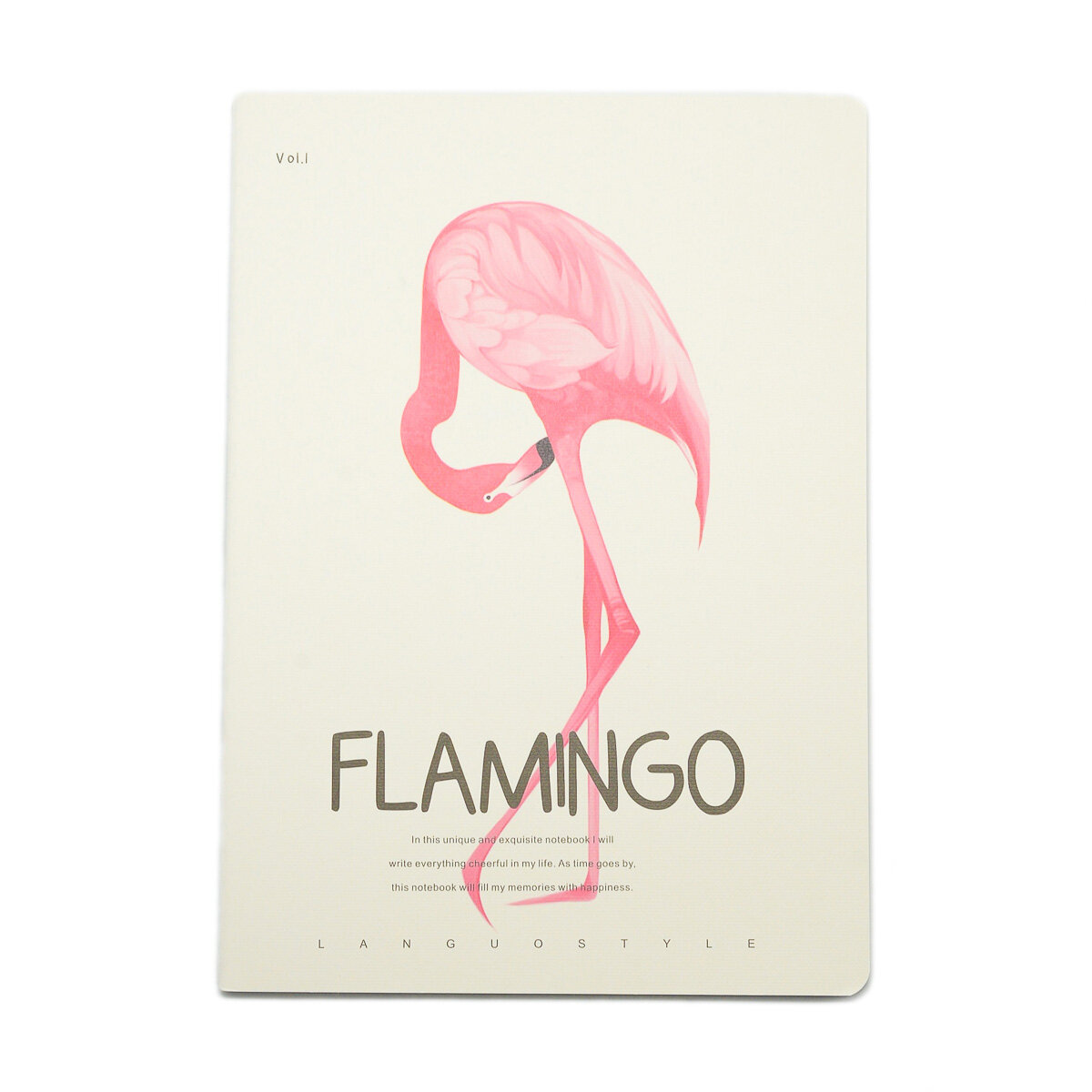 Тетрадь B5 44 листа в линейку "Flamingo" vol 1
