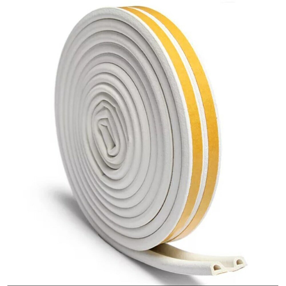 Уплотнитель 4WALLS P-профиль 9х5мм белый 10м URB010P 2 639