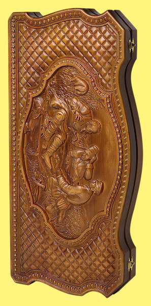 Нарды Охотники (филигранные, бук)