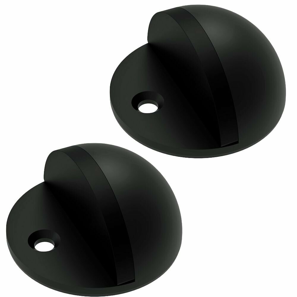 Упор дверной Punto DS PF-50 BL-24 черный (комплект 2 штуки)