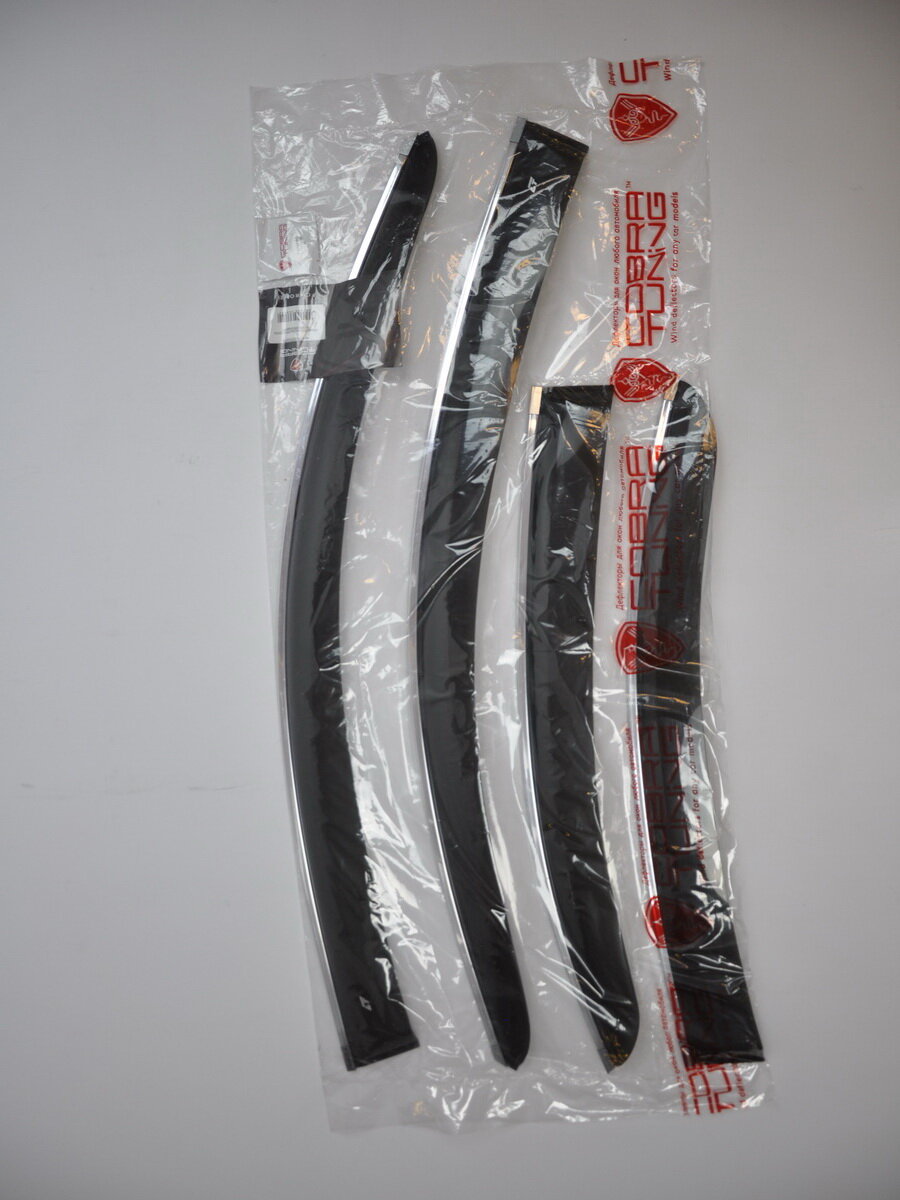 Дефлекторы окон для Daewoo Matiz 1998 хром. молдинг "CT"