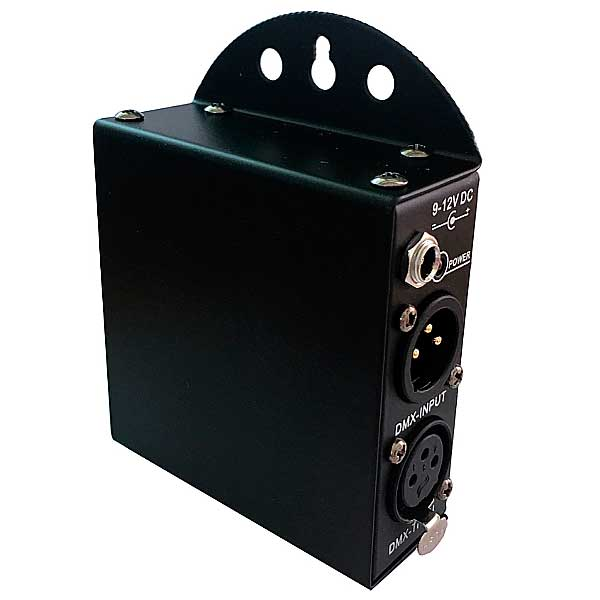 SHOWLIGHT DD-2 - сплиттер/разветвитель DMX сигнала, 1 вход, 2 выхода, гальваническая развязка, 3-pin, шт