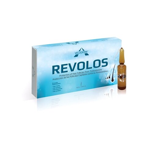 Veluderm Revolos Ампулы для роста и от выпадения волос 10*3мл