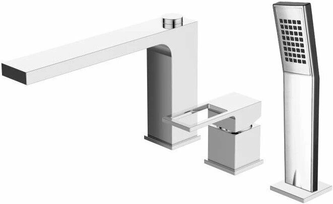 Смеситель на борт ванны BelBagno Romano ROM-BVD-CRM