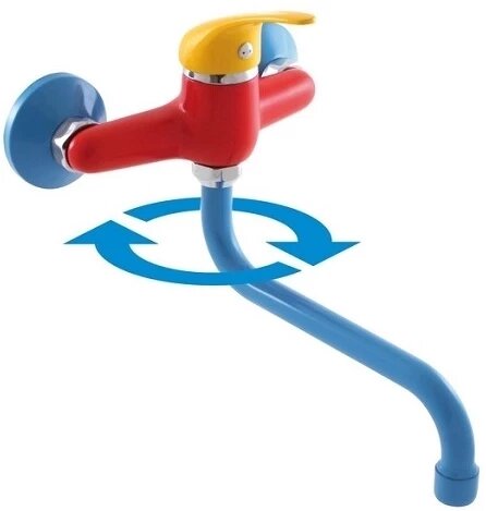 Смеситель для раковины без донного клапана Rav Slezak Junior SAJ001.5/21