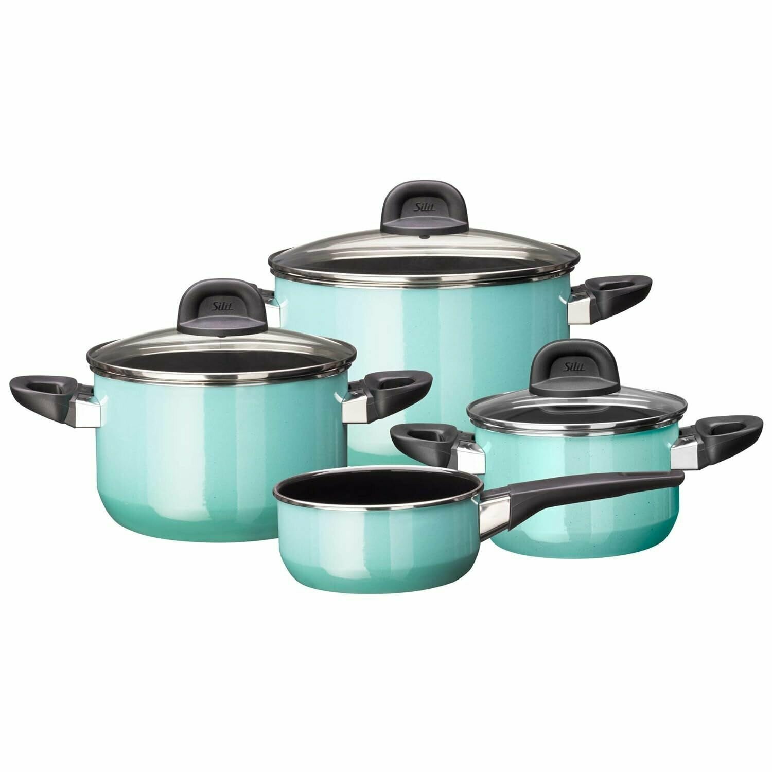 Набор кастрюль Silit Modesto Line Green
