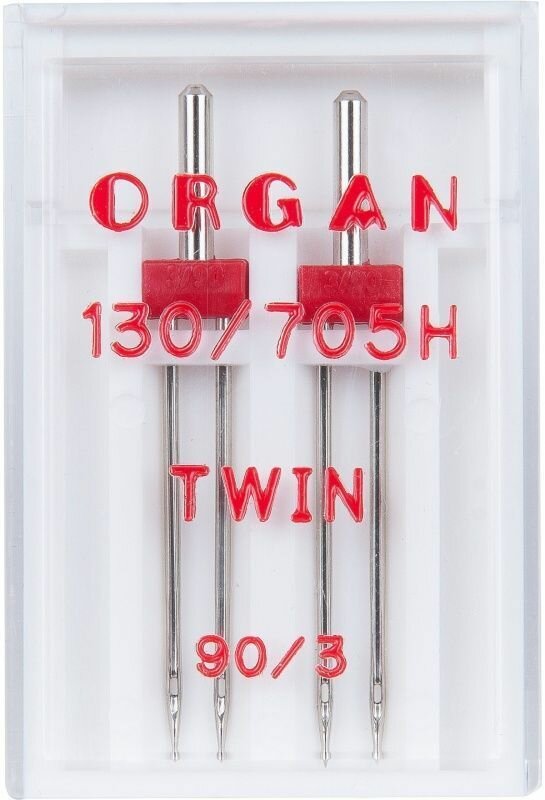 Иглы Organ двойные универсальные № 90/3 2 шт. 130/705H
