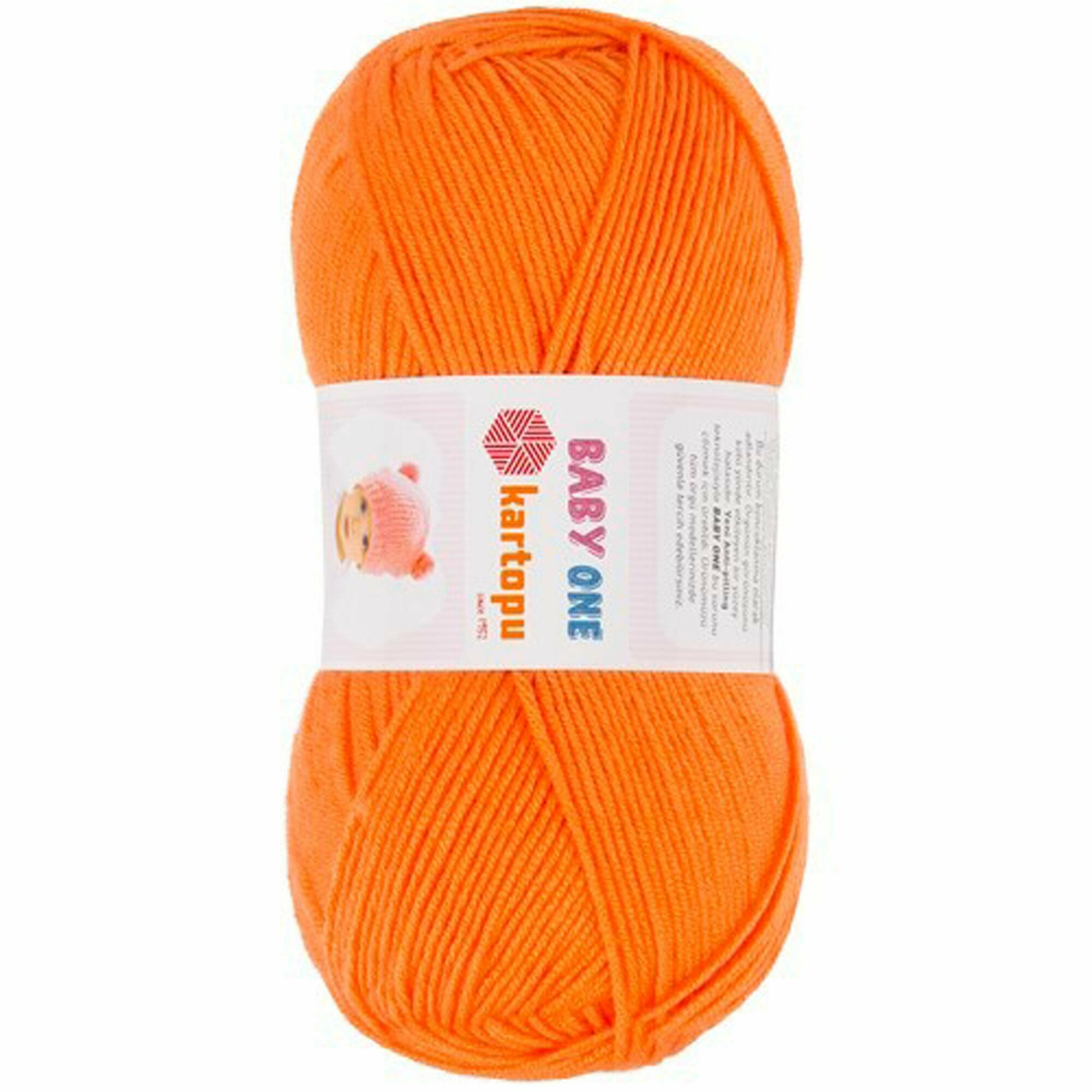 1 Моток Пряжа Kartopu BABY ONE 100% Акрил антипилинг 100 гр. - 250 м. цвет - 256